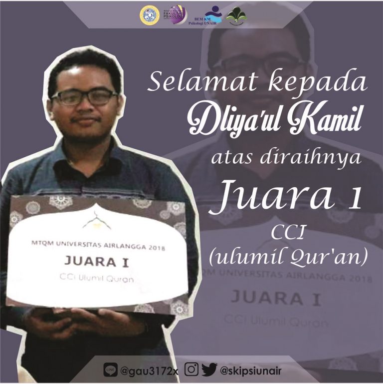 Prestasi Mahasiswa FPsi UNAIR – Fakultas Psikologi Universitas Airlangga