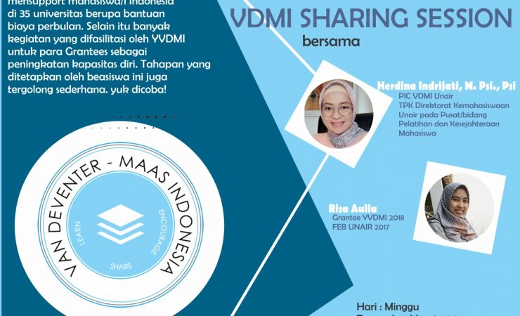 Scholarship Alert! VDMI Sharing Session - Fakultas Psikologi