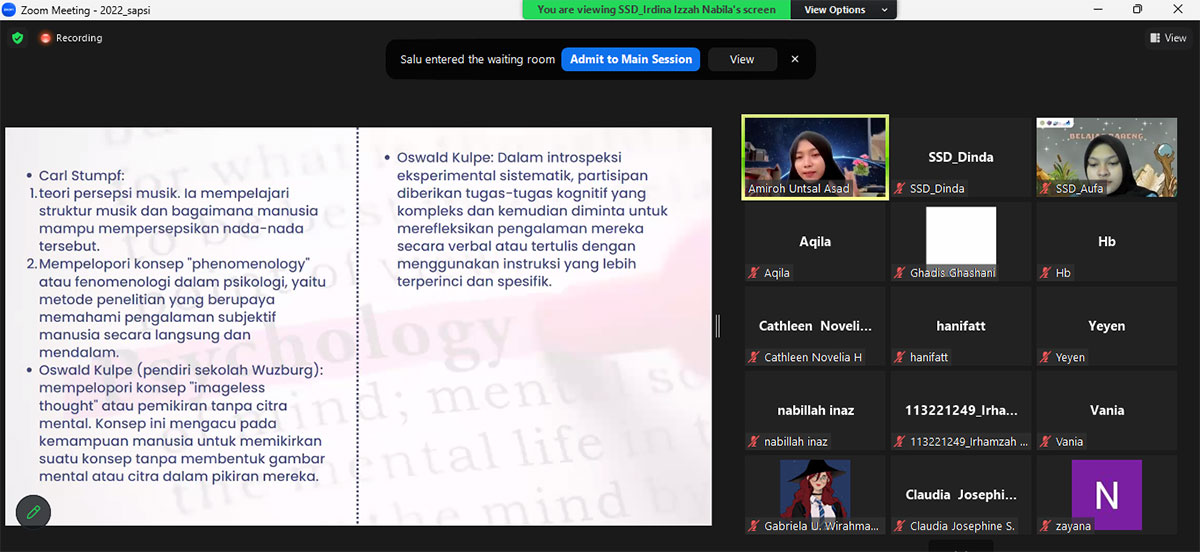 Ujian Lancar Bersama Teman Belajar – Fakultas Psikologi Universitas ...