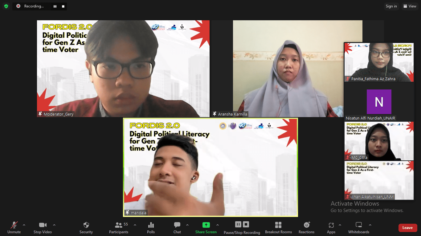 FORDIS KM Psikologi UNAIR – Fakultas Psikologi Universitas Airlangga